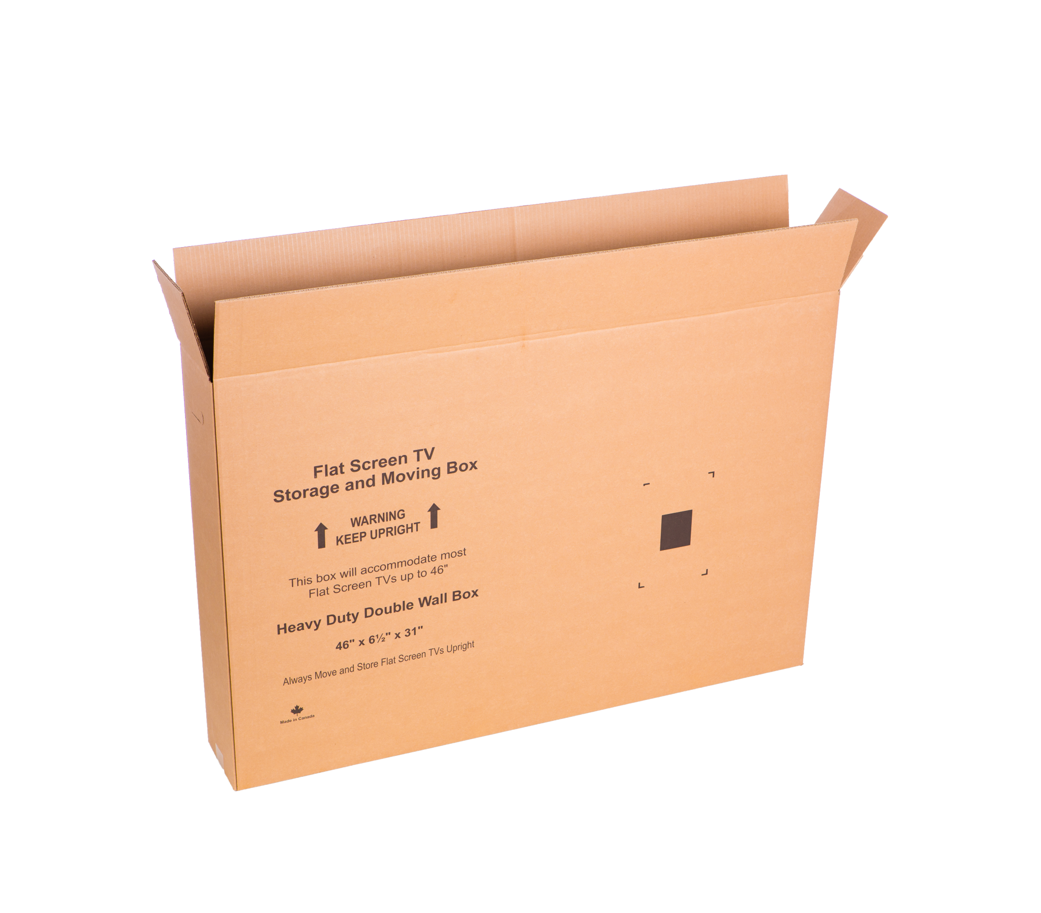 46" Flat Panel screen Tv box: Cargo Cabbie Box Shop