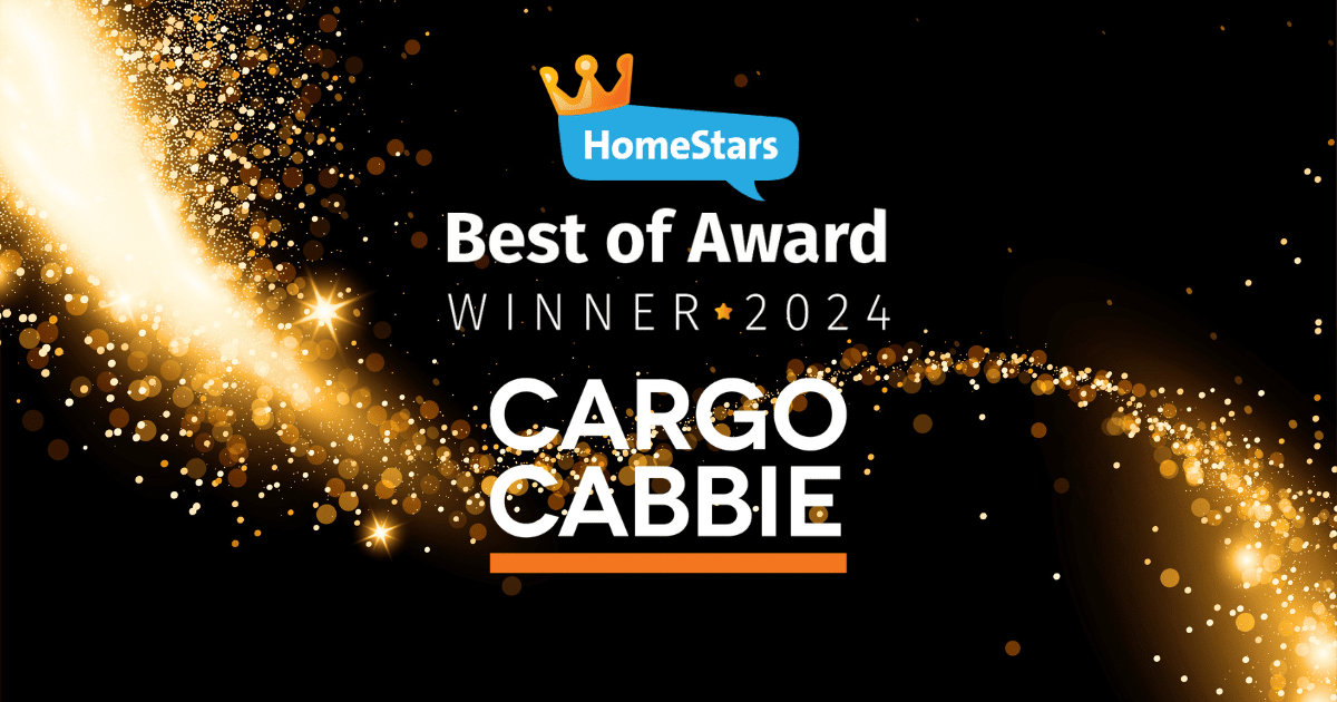 HomeStars Best of Award 2024 - CARGO CABBIE Best Movers in Toronto