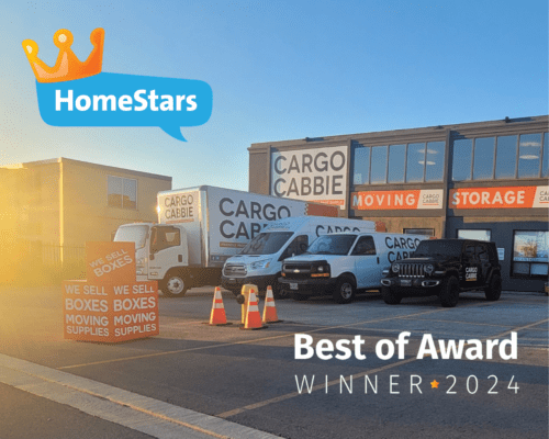 HomeStars Best of Award 2024 - CARGO CABBIE Best Movers in Toronto